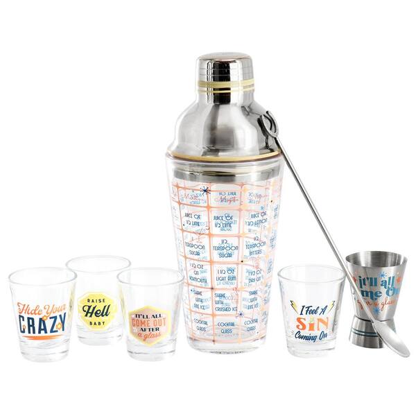 wanda june HOME by MIRANDA LAMBERT Bordertown Buzz 7-Piece 17 oz. Glass ...