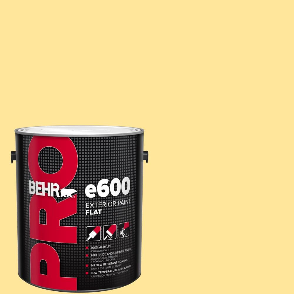 BEHR PRO 1 gal. #380A-3 Summer Harvest Flat Exterior Paint PR61001 ...