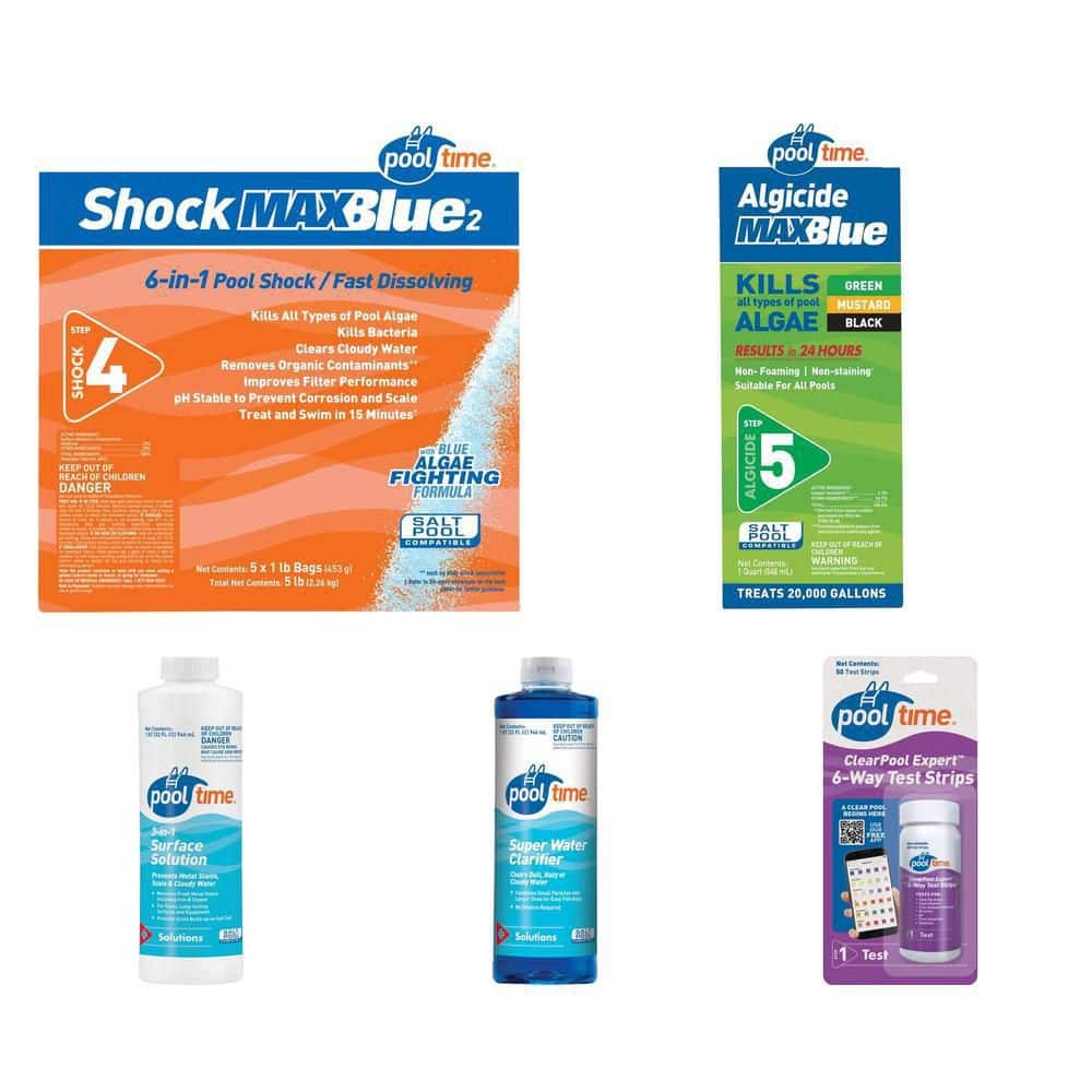 Pool Time Above Ground Pool Winterizing Kit Up to 15,000 Gal – Shock ...