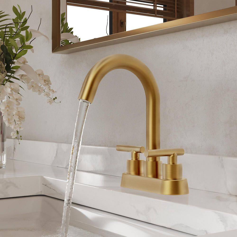 Have a question about GRANDJOY 4 in. Waterfall Centerset Double Handle ...