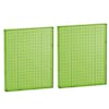 Azar Displays 20.25 in H x 16 in W Pegboard Green Styrene One Sided ...