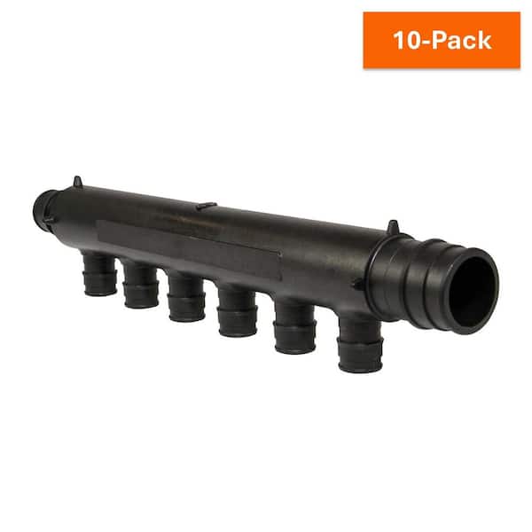 Uponor ProPEX 1 in. PEX-A Expansion Barb Lead-Free Brass Tee (10-Pack ...