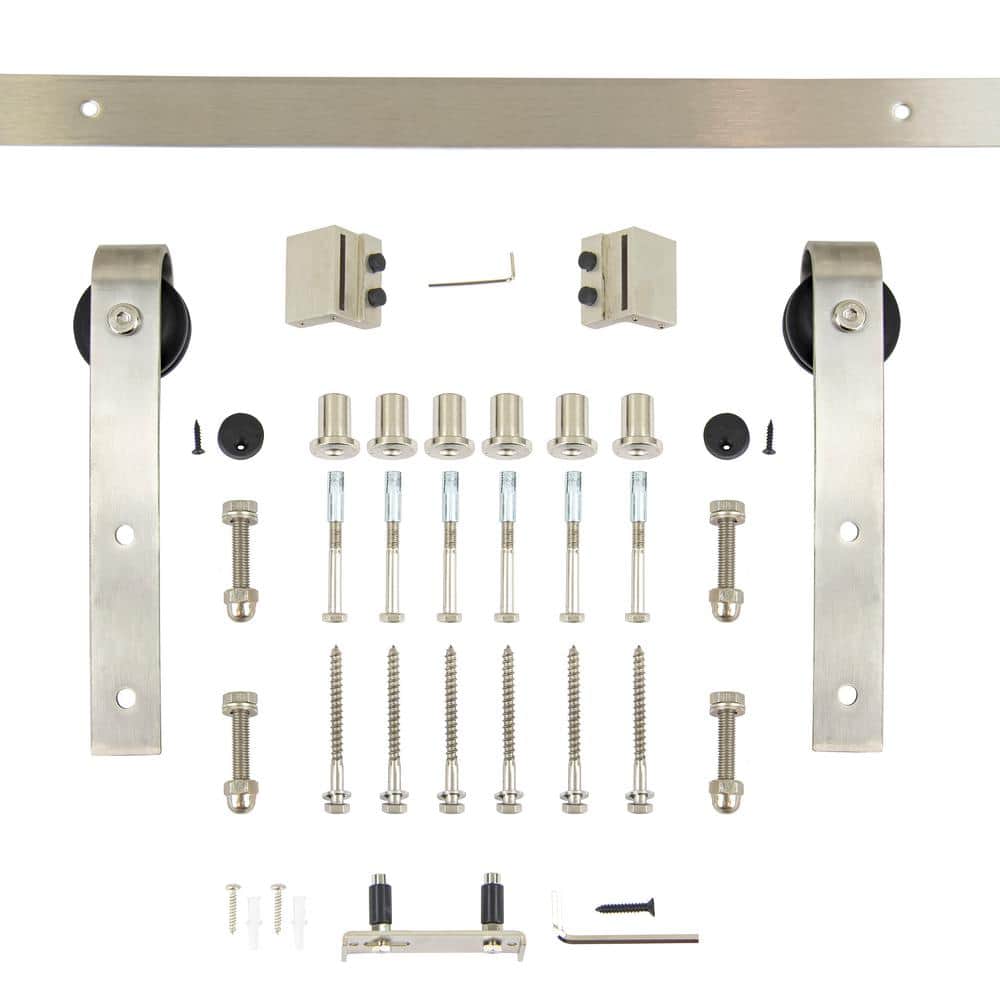EVERMARK Expressions 78 in. Brushed Stainless Steel Bent Strap Barn ...