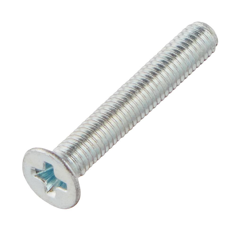 Everbilt M3-0.5 x 20mm Zinc Flat Head Phillips Drive Machine Screw 4 ...