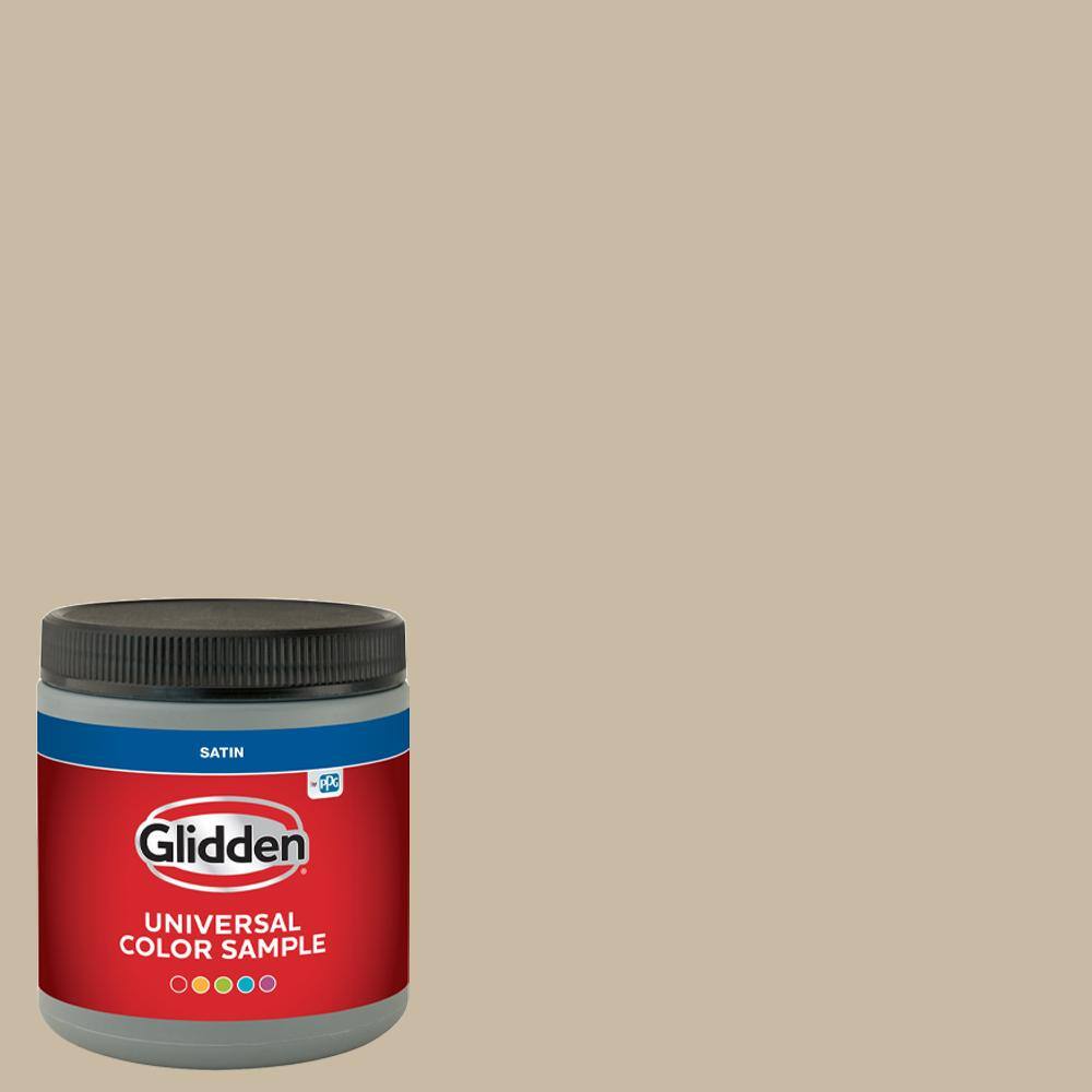 Glidden 8 oz. Dusty Trail PPG1097-4 Satin Interior Paint Sample PPG1097 ...