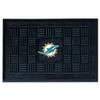 FANMATS NFL Miami Dolphins Black 19 in. x 30 in. Vinyl Outdoor Door Mat ...