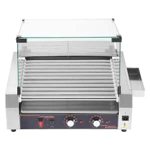 GREAT NORTHERN Hot Dog Roller Machine with Cover - 1170W Stainless ...