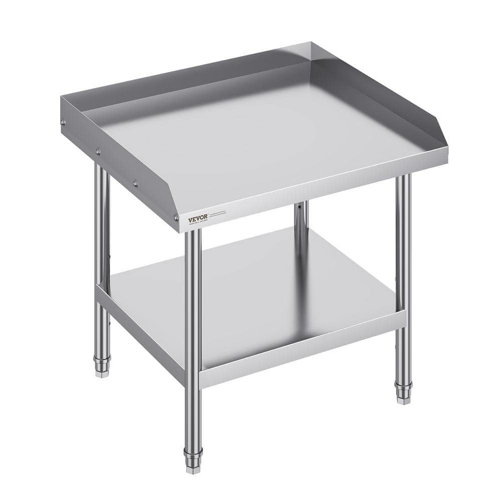 VEVOR Sliver 24 x 28 x 26 in. Stainless Steel Commercial Kitchen Prep ...