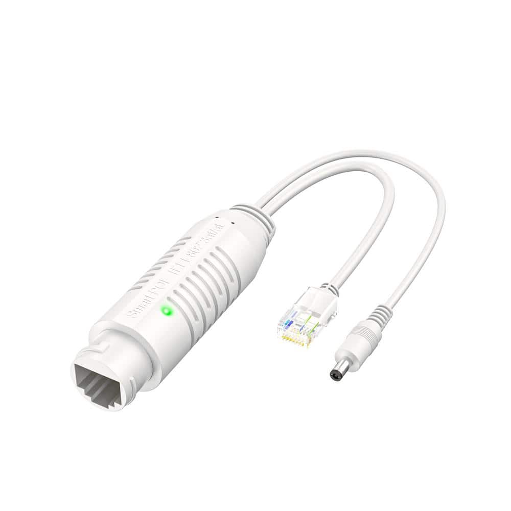 LOOCAM PoE Ethernet Splitter, IEEE802.3af/at 10/100Mbps, Plug and Play ...