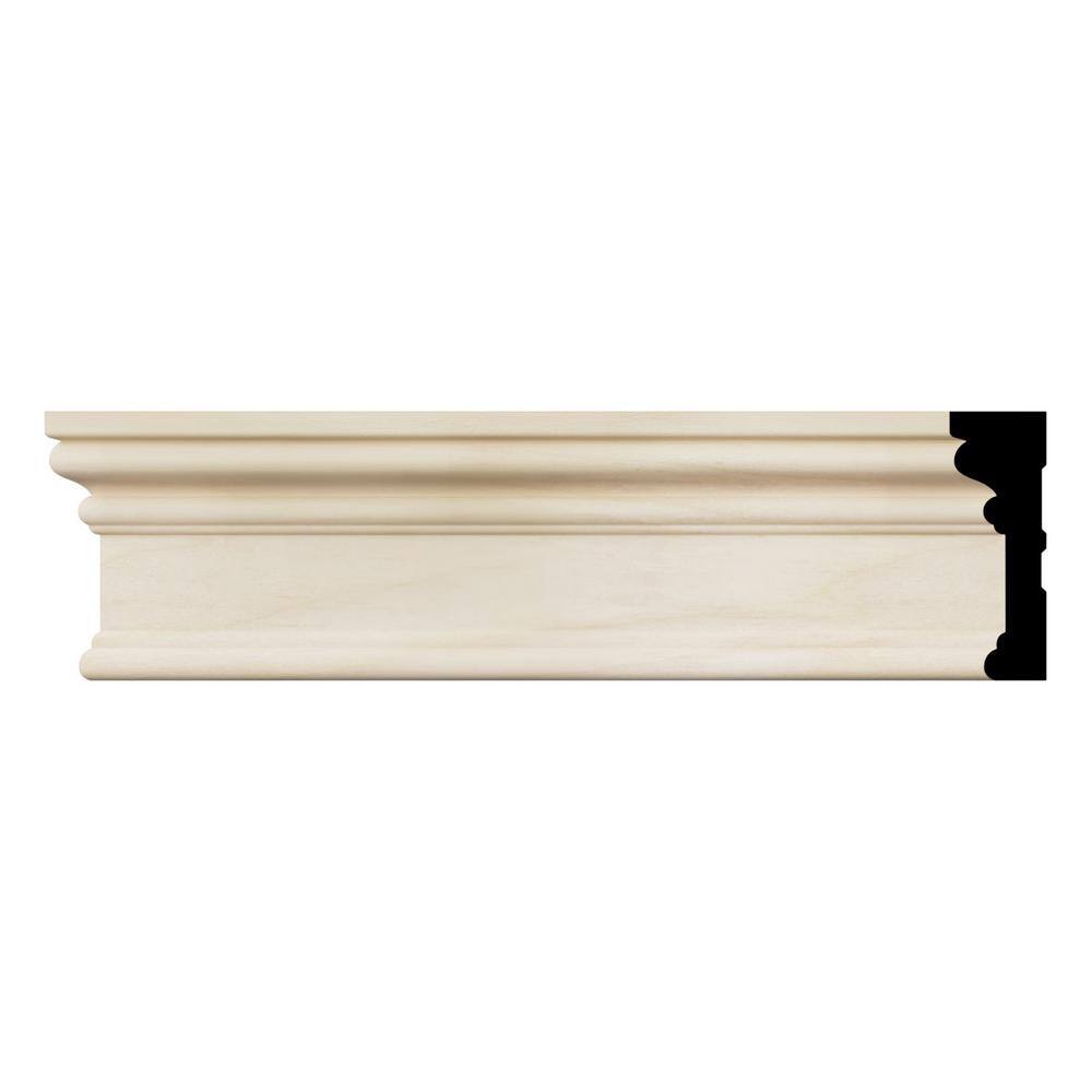 Ekena Millwork BRB3 0.69 in. D x 2.25 in. W x 96 in. L Wood (Poplar ...