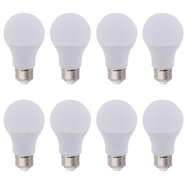 60-Watt Equivalent A19 Non-Dimmable Energy Efficient LED Light Bulb ...