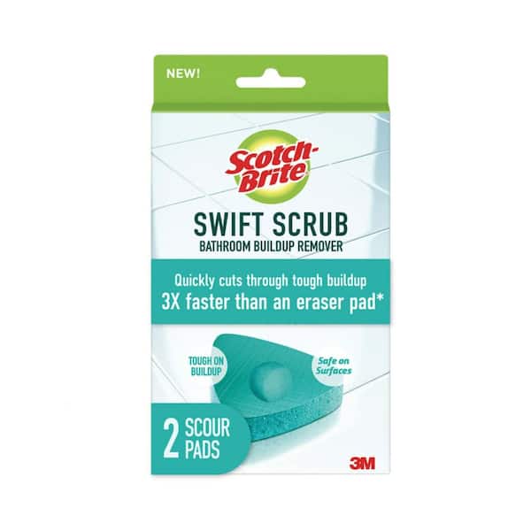 Scotch-Brite 4.5 in. Soap Scum Scrubber (2-Pack) (Case of 8) 835T - The ...