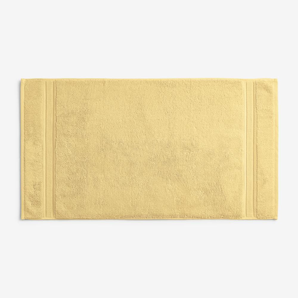 The Company Store Company Cotton Pale Yellow Cotton Bath Mat VK37-MAT ...