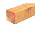 8 in. x 8 in. x 8 ft. No. 2 and Better Western Red Cedar Timber ...