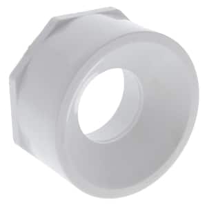 NIBCO 2 in. x 1-1/2 in. PVC DWV Flush Bushing C48012FHD2112 - The Home ...