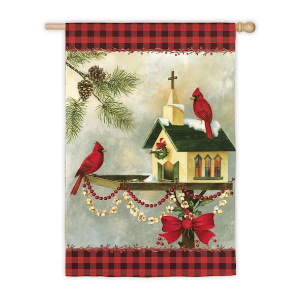 Evergreen Enterprises Christmas in the Garden Flag 131393 - The Home Depot