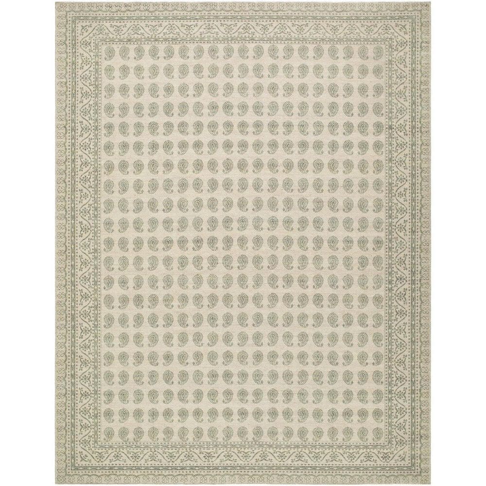 Livabliss Nabela Noor Home Alo Medium Grey Traditional Area Rug, 9 ft. 1 in. x 12 ft. NBAL2301 ...
