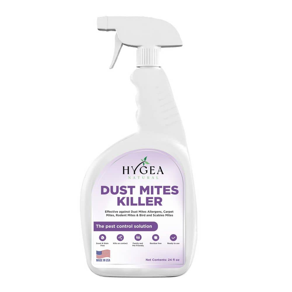Hygea Natural Dust Mite Killer Spray 24 oz. Ready to use-Eliminates ...