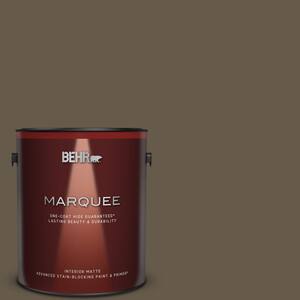 BEHR MARQUEE 1 gal. #740D-7 Frontier Shadow Flat Exterior Paint ...