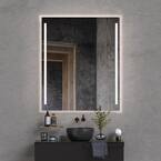 niveal 30 in. W x 36 in. H Rectangular Frameless LED Wall Bathroom ...