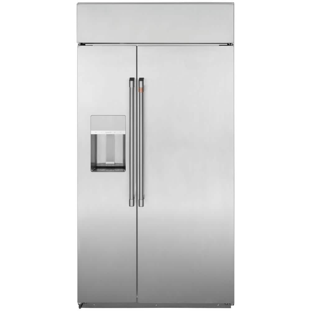 Reviews for Cafe 42 in. 24.5 cu. ft. Built-In Smart Side-by-Side ...