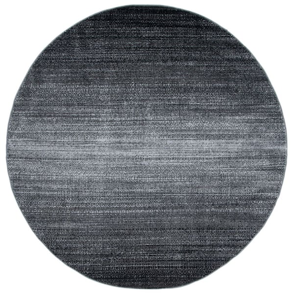 SAFAVIEH Adirondack 6 ft. x 6 ft. Dark Gray/Light Gray Solid Color ...