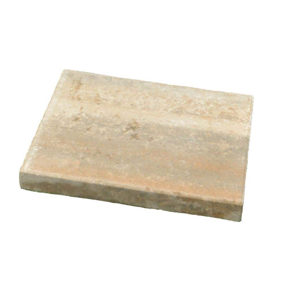Oldcastle 11.80 in. x 11.80 in. x 2 in. Napoli Concrete Step Stone (168 ...