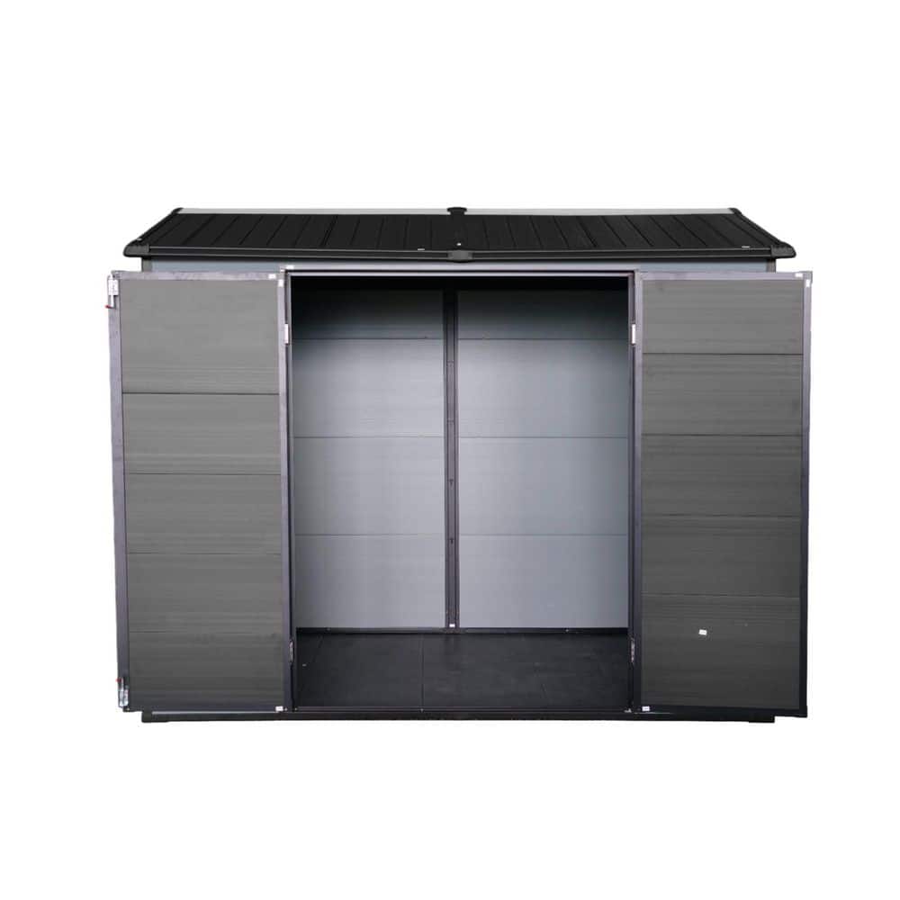 8 x 4 ft. All-Weather Utility Tool Shed, 96 in. W x 52 in. D x 80 in. H ...
