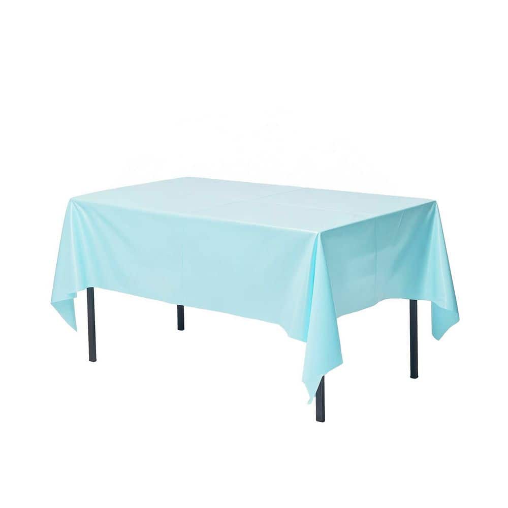 Simply Bio Blue Disposable PLA Disposable Table Cover for 6 ft ...
