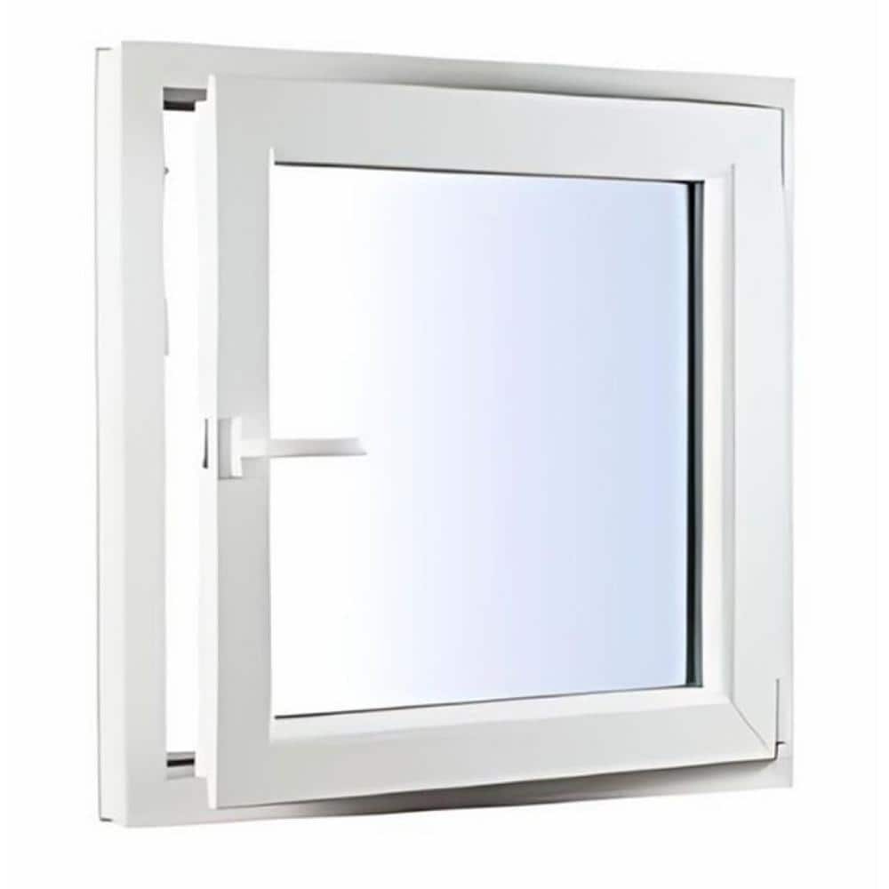 Avora Doors and Windows 24 in. x 24 in. Elite Euro White Double-Pane ...