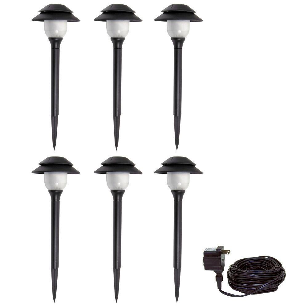 Malibu Low-Voltage 6-Light LED Plastic Tier-Light Kit 8401-2990-06 ...