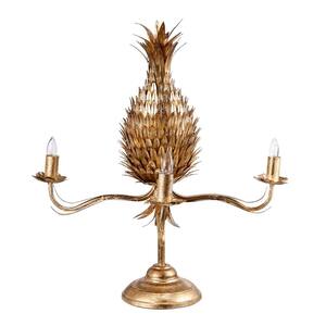 SAFAVIEH Marzio 25.5 in. Brass Gold Three Globe Upright Table Lamp with ...