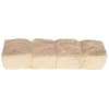 Classic Stone 17 in. x 4 in. x 4 in. Concrete Tumbled Edging Tan Edging ...