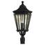 Generation Lighting Cotswold Lane 2-Light Black Outdoor 20.5 in. Wall Lantern Sconce OL5401BK ...