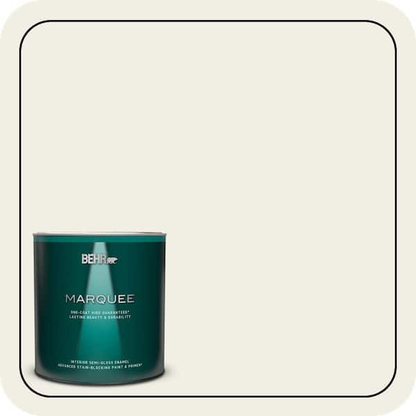 BEHR MARQUEE 1 qt. #780C-1 Sea Salt Semi-Gloss Enamel Interior Paint ...