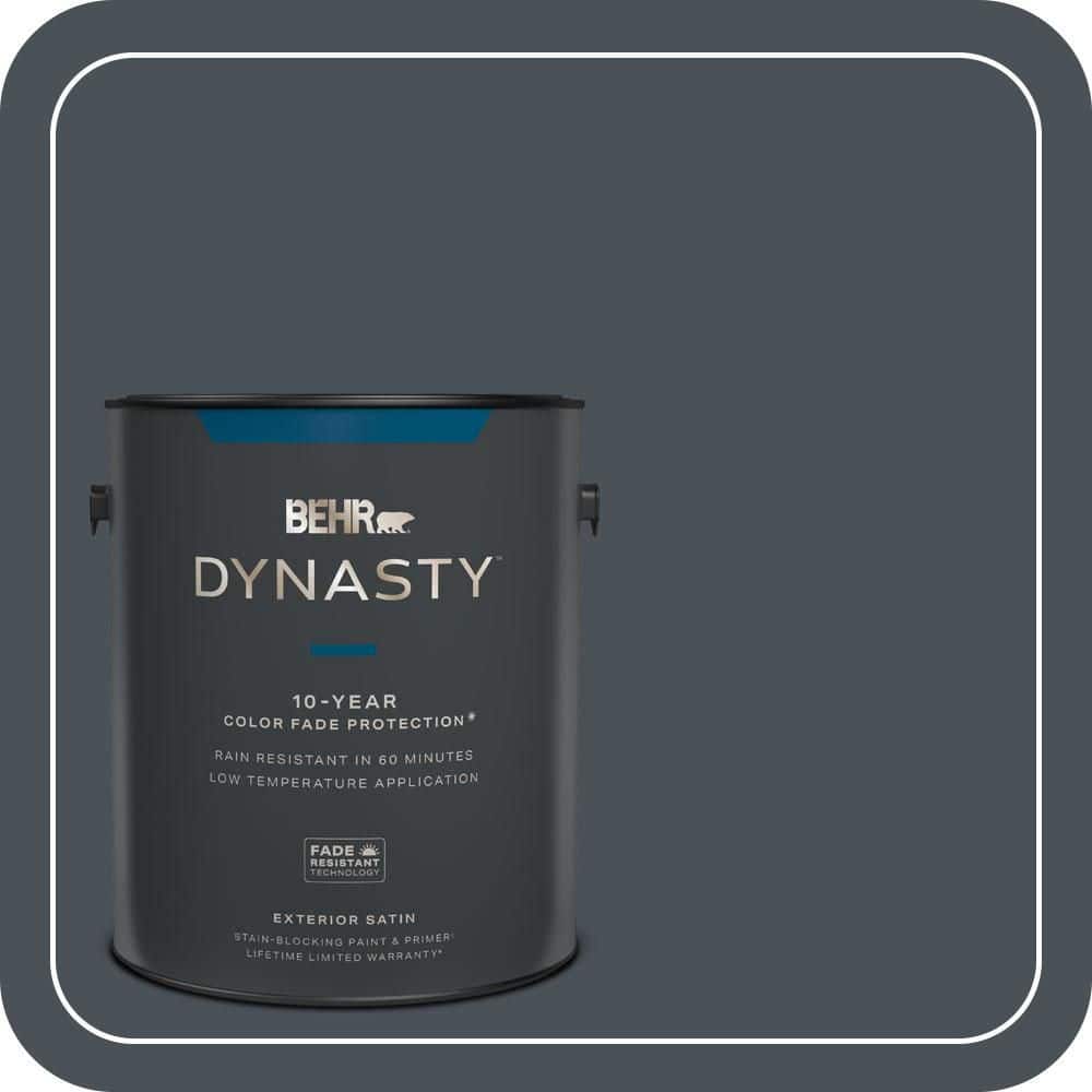 BEHR DYNASTY 1 gal. #PPU25-22 Chimney Satin Enamel Exterior Stain ...