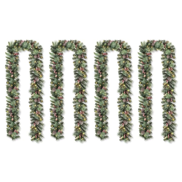 Lighted - 6 ft - Christmas Garland - The Home Depot