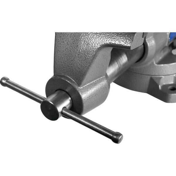 Mechanics Pro 8 in. Jaw Width 8.5 in. Opening Steel Swivel Base Work Bench Vise WIL 28813 The Home Depot