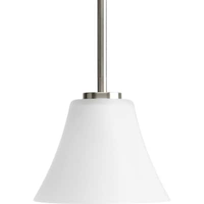Progress Lighting Bravo Collection 3-Light Brushed Nickel Foyer Pendant ...