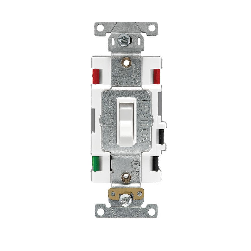 Leviton Lever Edge 15/20 Amp 120/277 Volt 3-Way Toggle Switch ...