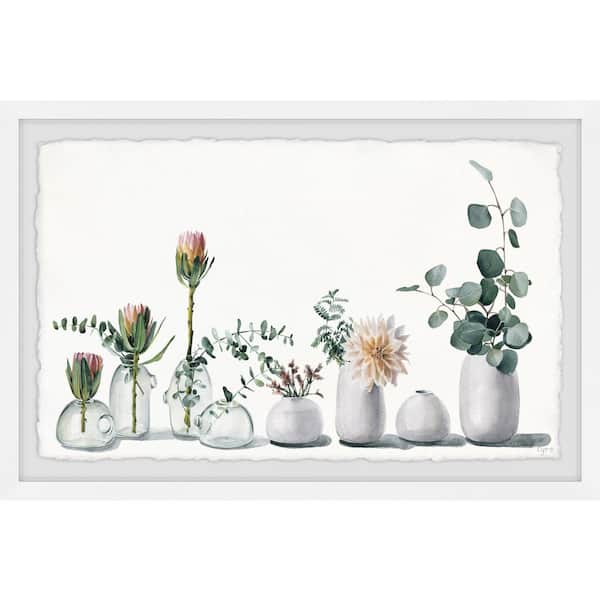 White Simplicity By Parvez Taj Framed Nature Art Print 30 in. x 45 in ...