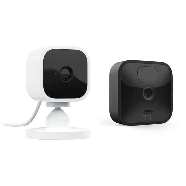 Blink MINI 1-CAM W + OUTDOOR 1-CAM MINIWOD1CAM-DIY - The Home Depot