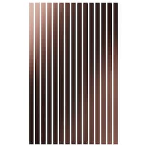 Ekena Millwork Adjustable Slat Wall 1/8 in. T x 3 ft. W x 8 ft. L Black ...