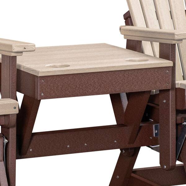 American Furniture Classics Adirondack Series Brown Rectangular Plastic ...