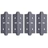 Muscle Rack 4-Pack Steel Post Coupling Outer in Grey (4 in. H x 1.375 ...