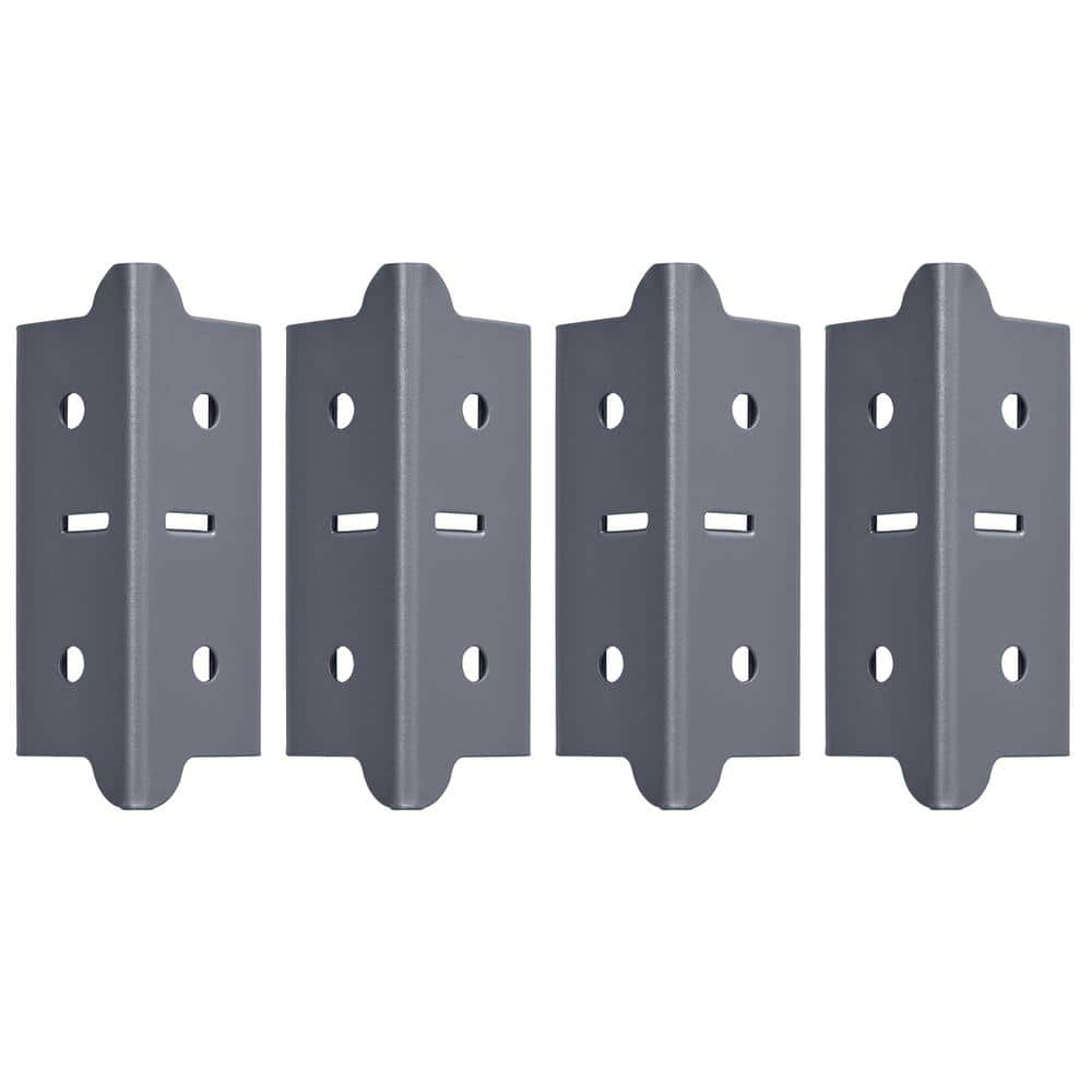 Muscle Rack 4-Pack Steel Post Coupling Outer in Grey (4 in. H x 1.375 ...
