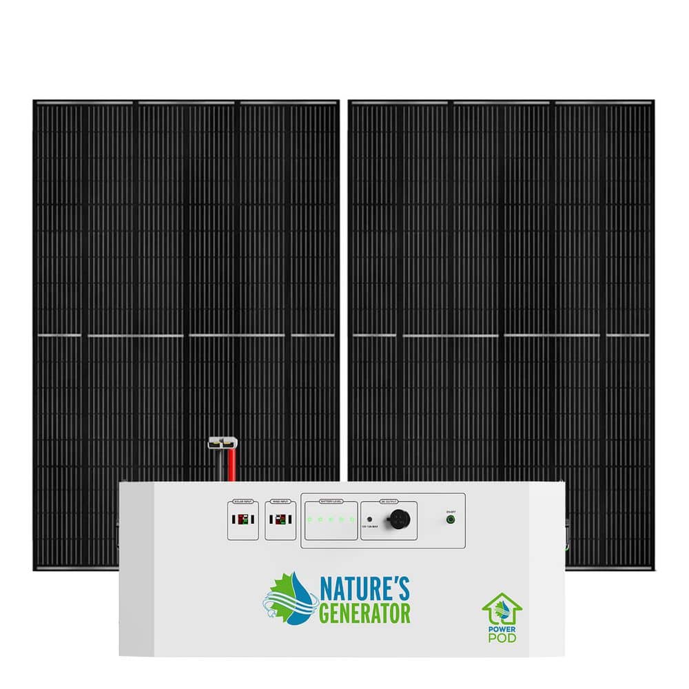 NATURE'S GENERATOR Powerhouse Solar Power 100Ah Battery Expansion Pod ...