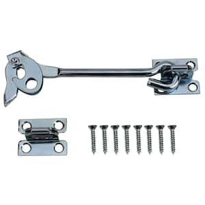 Everbilt 6 in. Zinc Plated Gate Hook with Staples 80082 - The Home Depot