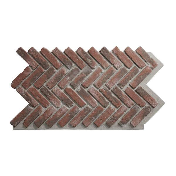 Ekena Millwork Everstone Cobblestone 23.75 in. x 48 in. Urethane ...