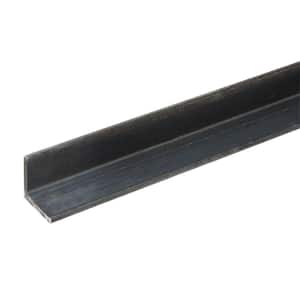 Everbilt 2 in. x 4 ft. - 3/16 in. Thick Plain Steel Angle 0823 - The ...